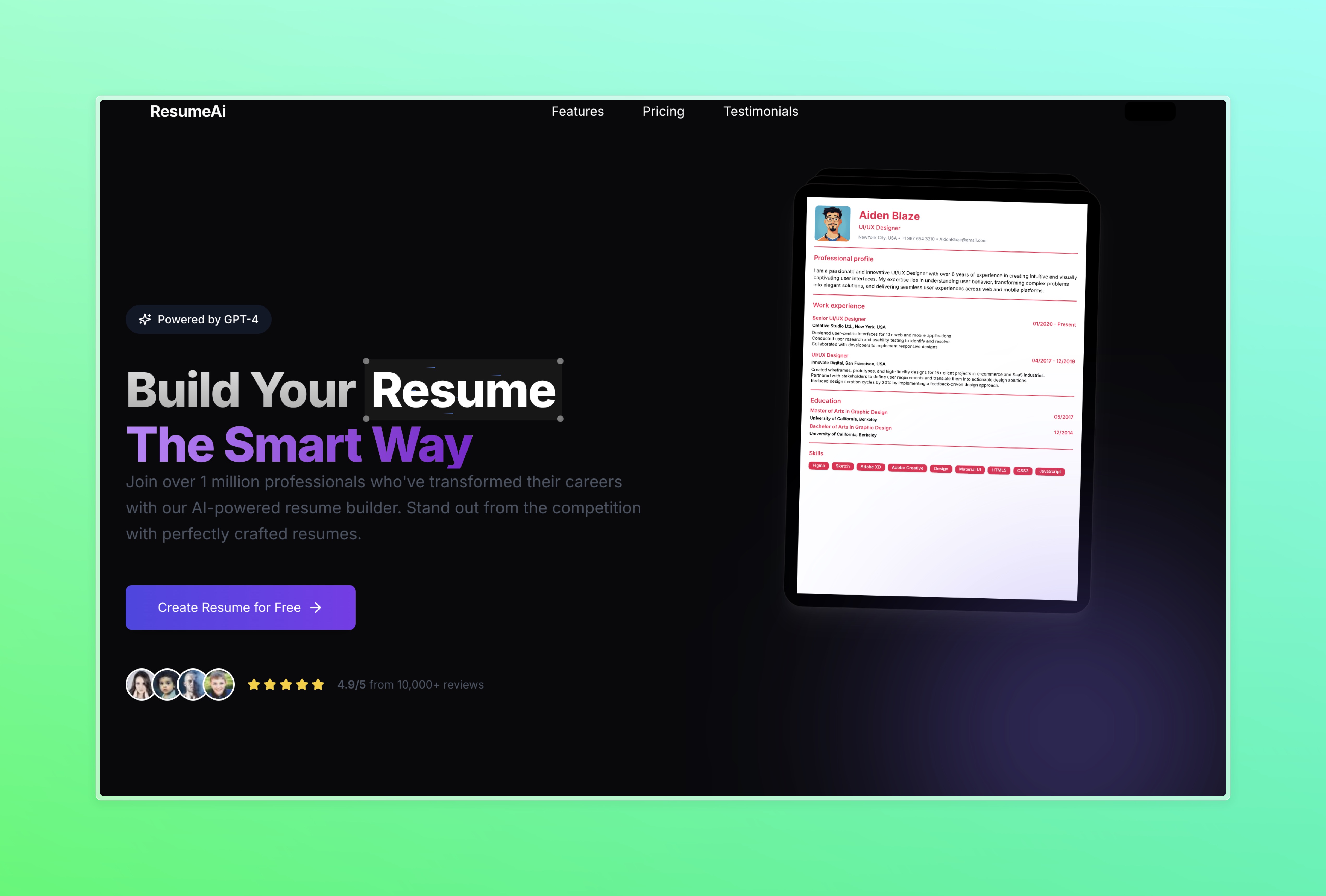 GitHub - Novato111/ai-resume-buidler